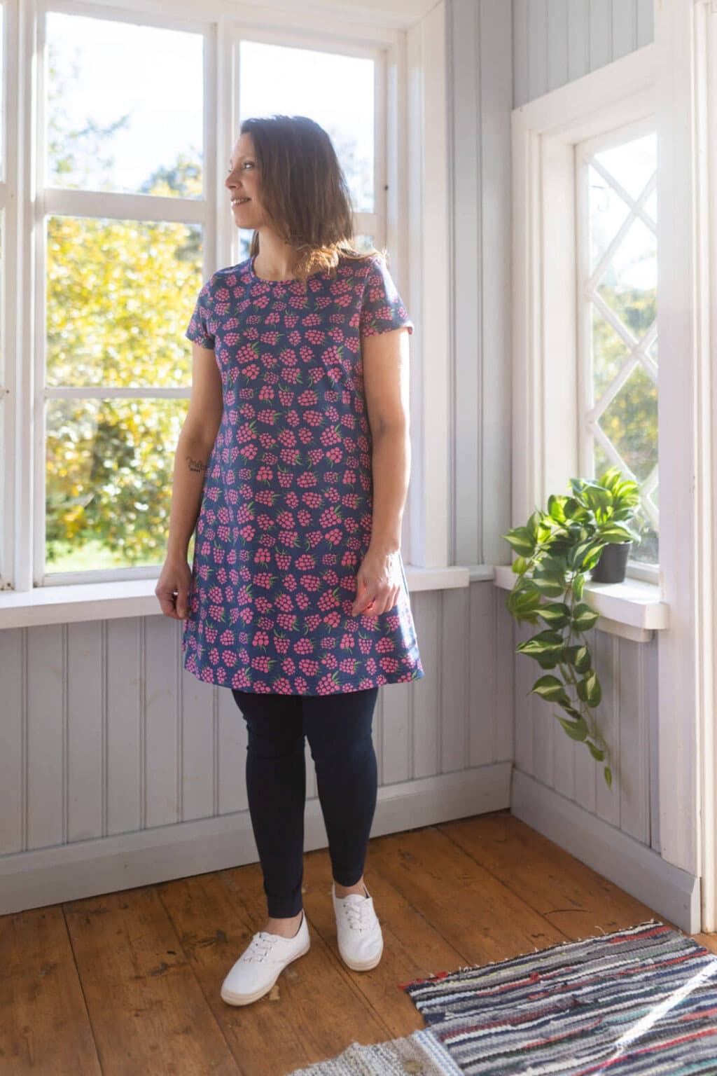 PaaPii Design Lyyra tunika Jenkka mustikka-pinkki
